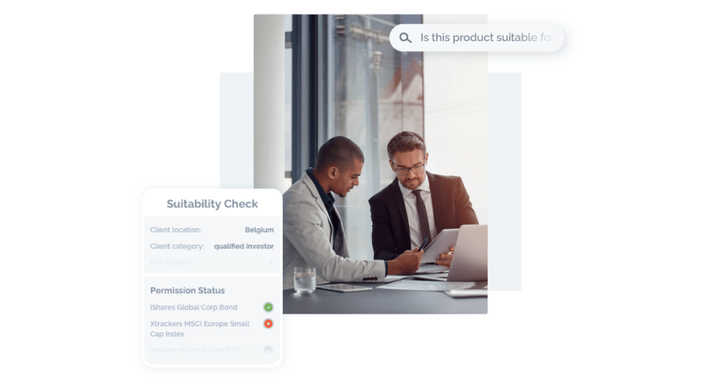 Apiax for Investment Suitability Checks